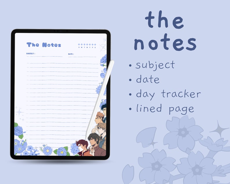 90s Anime Boys Digital Planner, Goodnotes Planner, iPad Planner, Anime ...