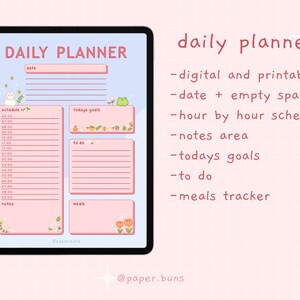 Cottagecore Digital Planner, Goodnotes Planner, iPad Planner Daily ...