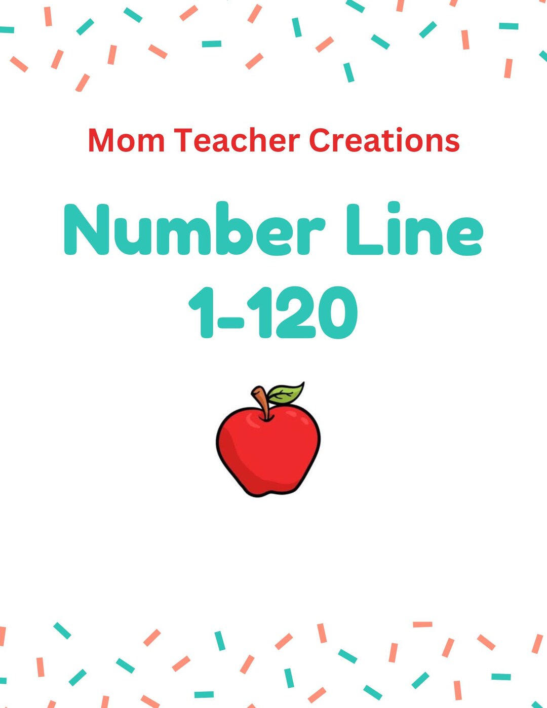 Number Line 1-120 - Etsy