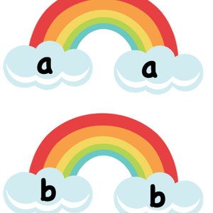 Rainbow Letter Puzzles 3 Games Included ( Capital to Capital, Lower ...