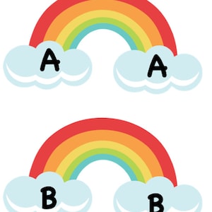 Rainbow Letter Puzzles 3 Games Included ( Capital to Capital, Lower ...