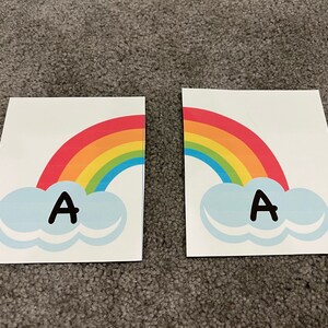Rainbow Letter Puzzles 3 Games Included ( Capital to Capital, Lower ...