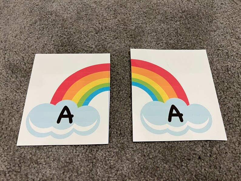 Rainbow Letter Puzzles 3 Games Included ( Capital to Capital, Lower ...