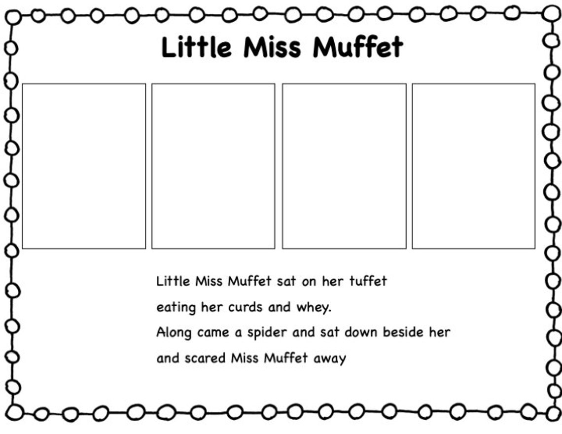 Nursery Rhyme Sequencing - Etsy
