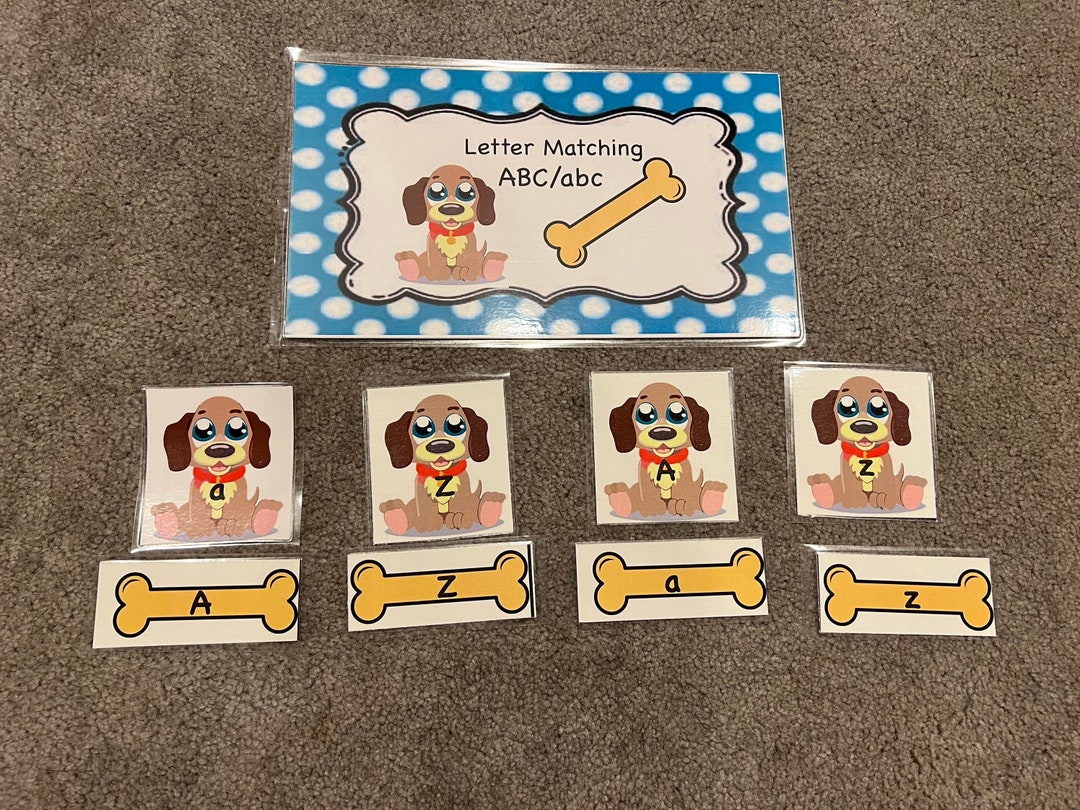 Letter Matching Dog and Bone 3 Games Included ( Capital to Capital ...