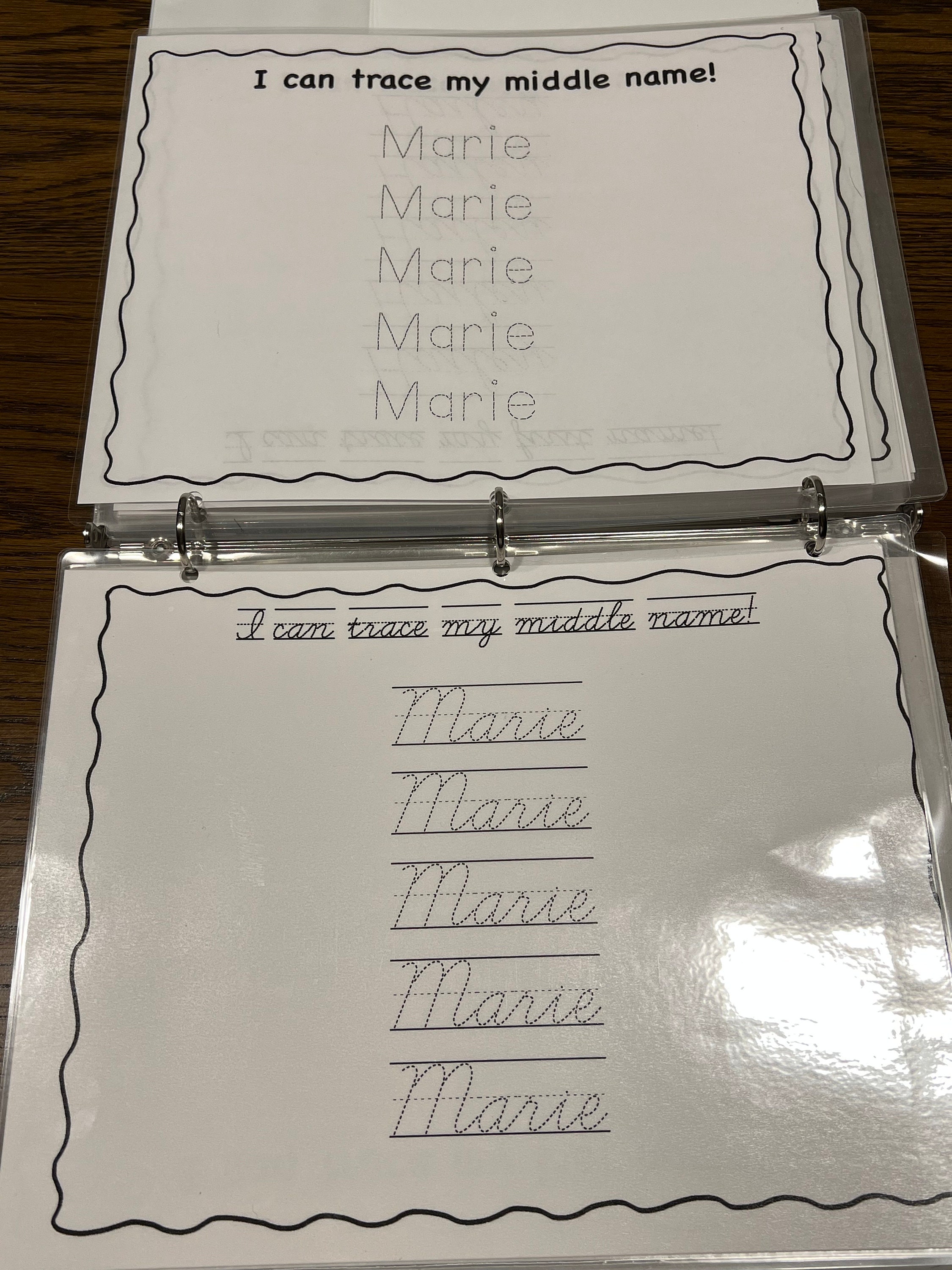 Cursive/print Tracing Binder - Etsy