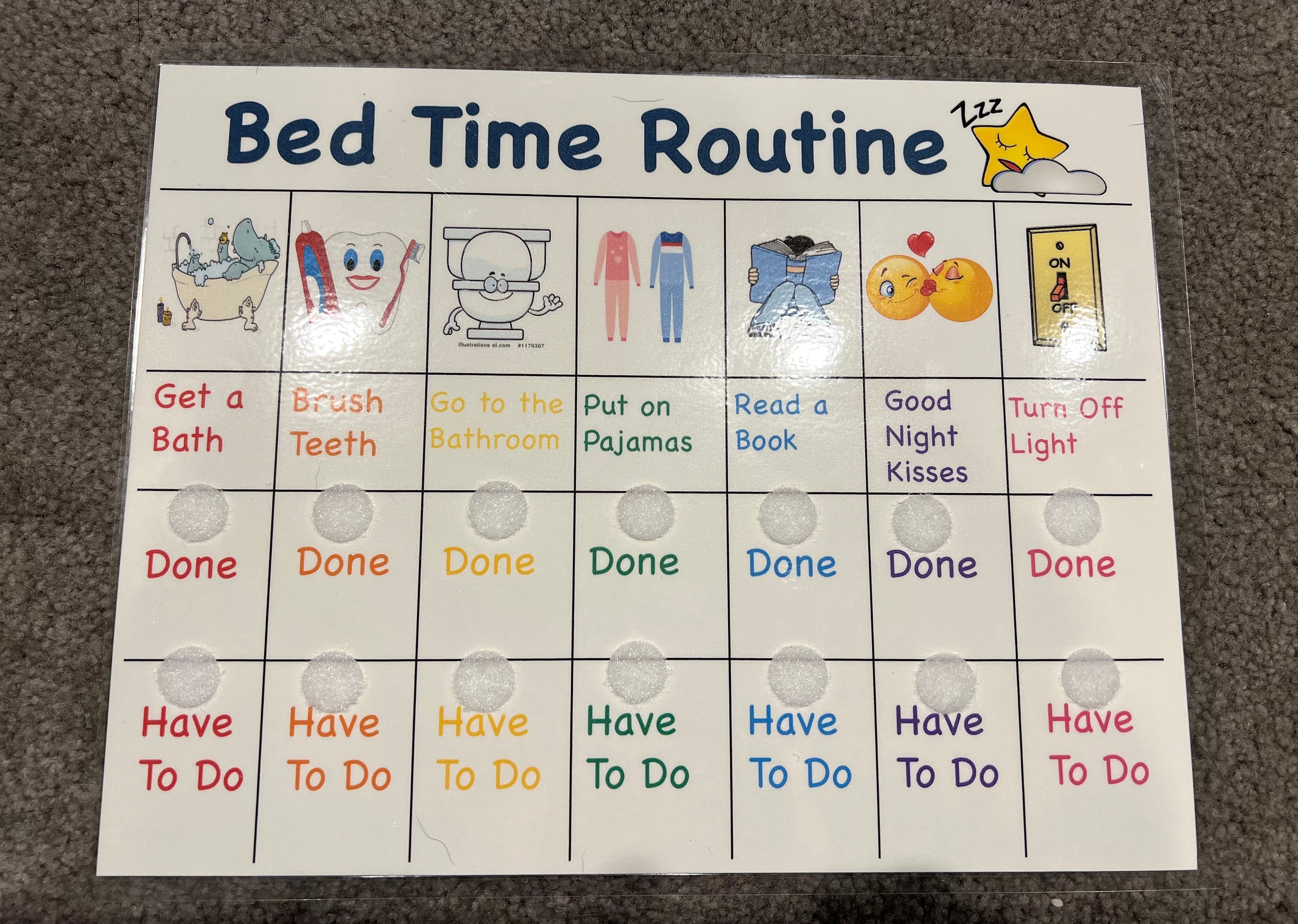Morning and Bed Time Routine - Etsy