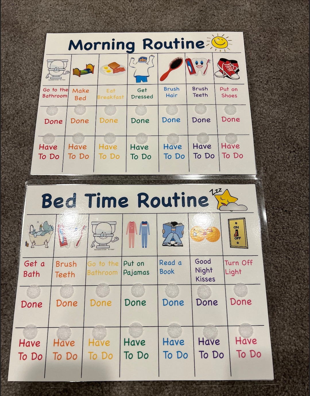 Editable Copy of Morning and Bed Time Routines (you Download File and ...