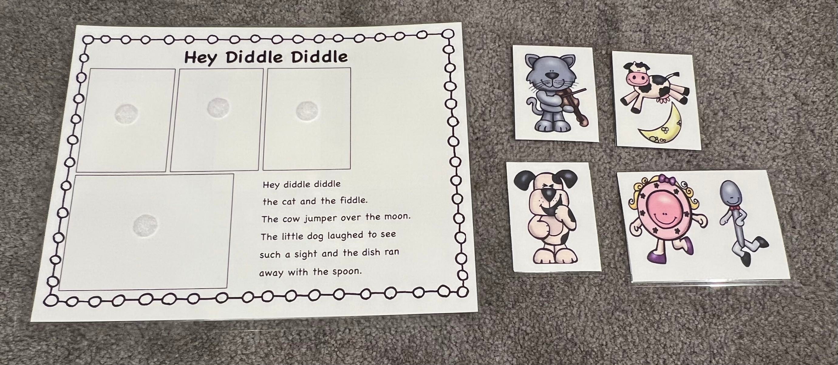 Nursery Rhyme Sequencing - Etsy