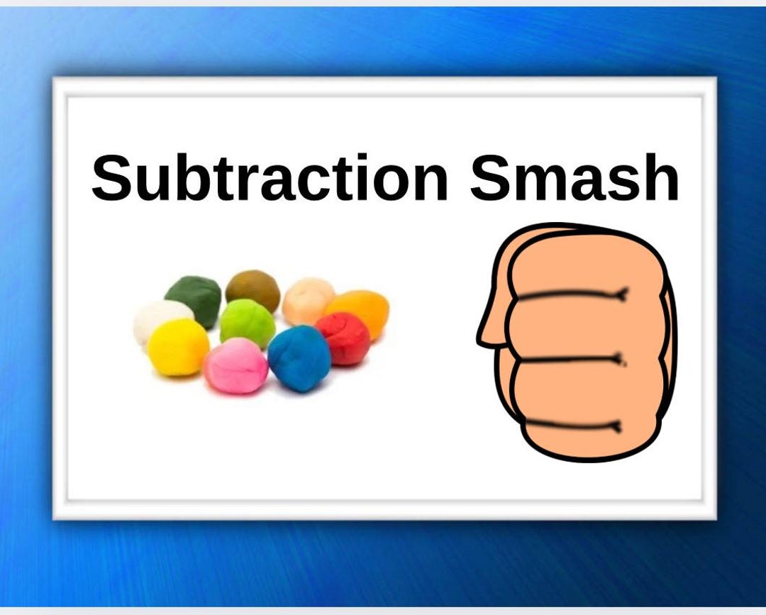 Subtraction Smash Digital Download - Etsy