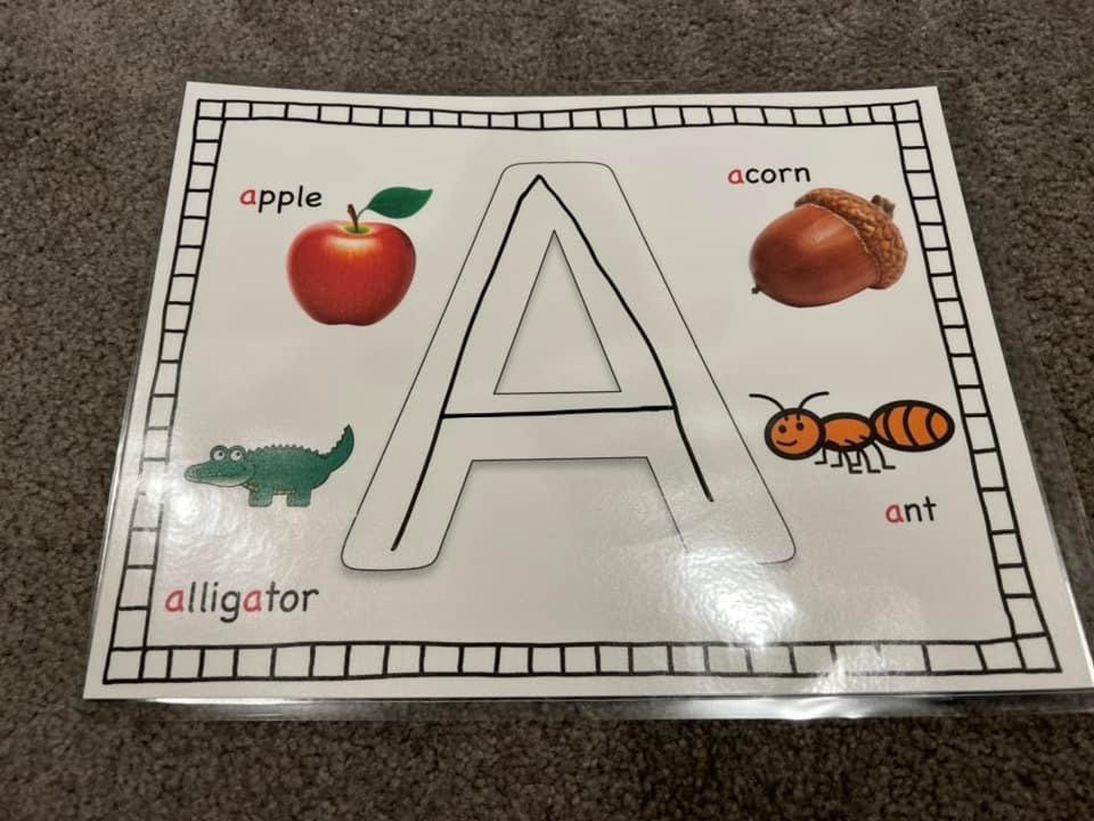 Capital Letter Mats - Etsy