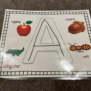 Capital Letter Mats - Etsy