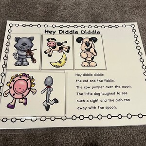 Nursery Rhyme Sequencing - Etsy