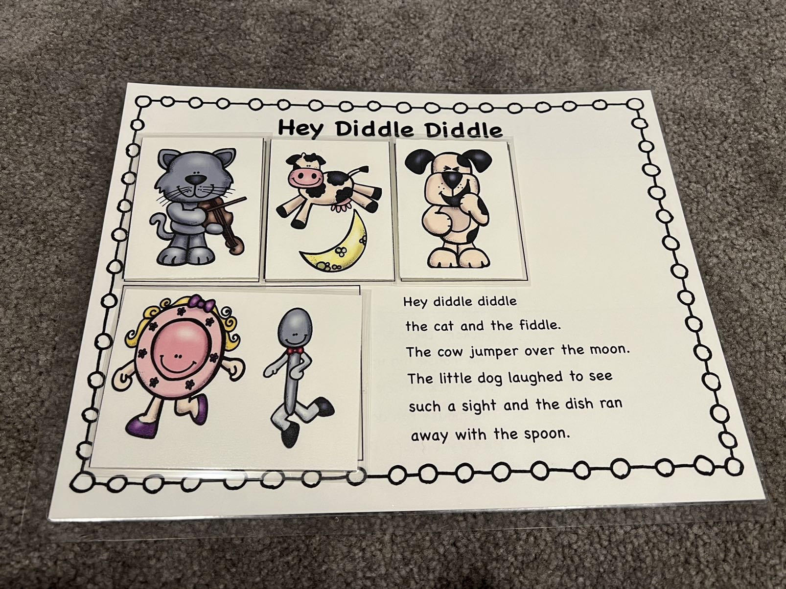 Nursery Rhyme Sequencing - Etsy