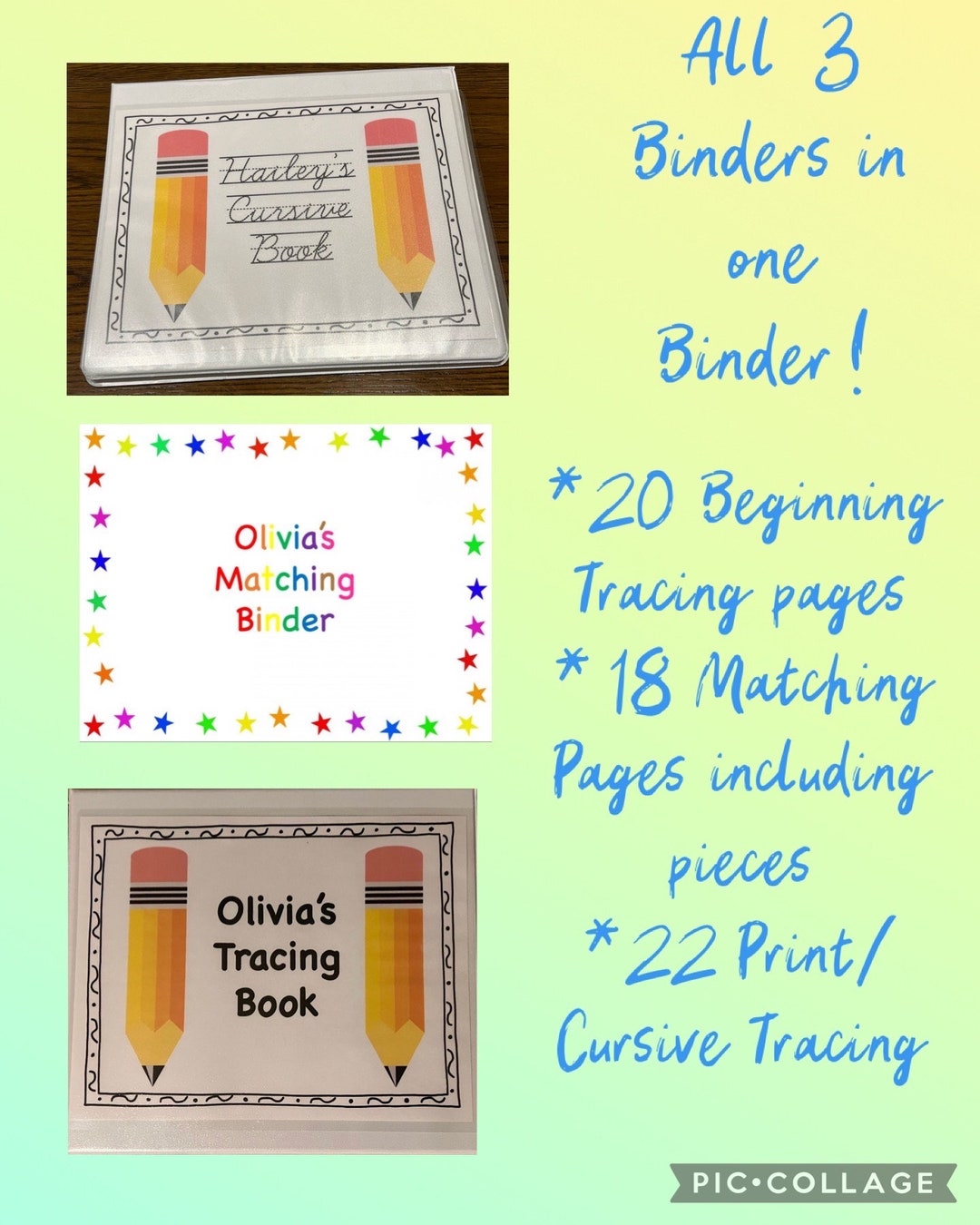 Learning Binder *includes All 3 Binder Books* - Etsy