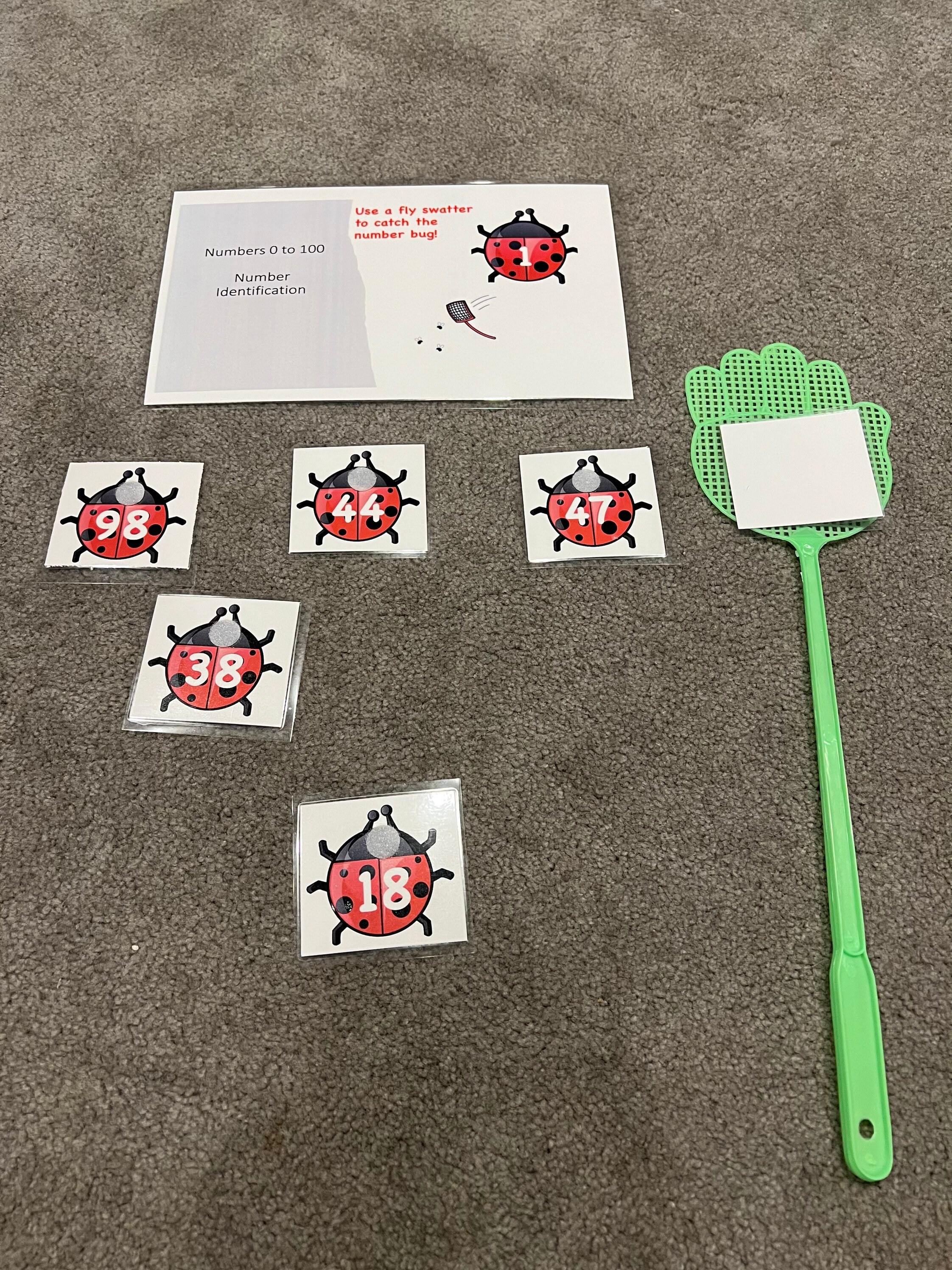 Ladybug Number Smash 0 to 100 - Etsy