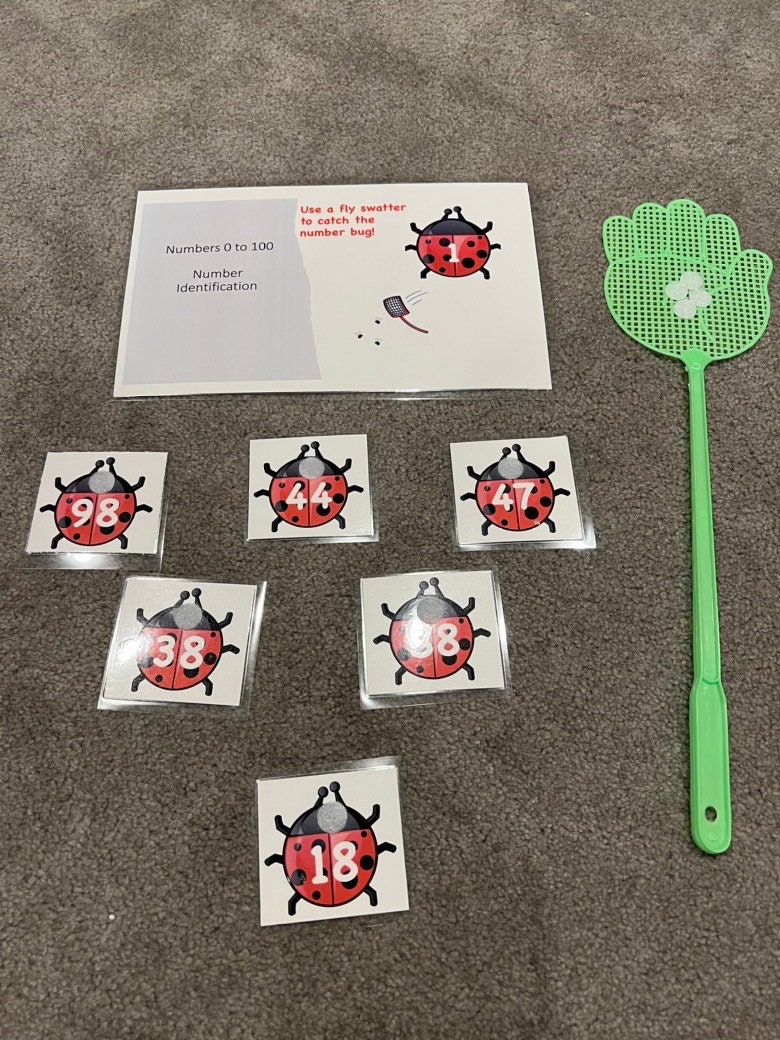 Ladybug Number Smash 0 to 100 - Etsy