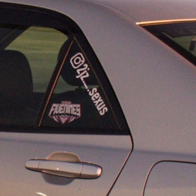 Custom Instagram Name Tag Vinyl Sticker Decal - Etsy