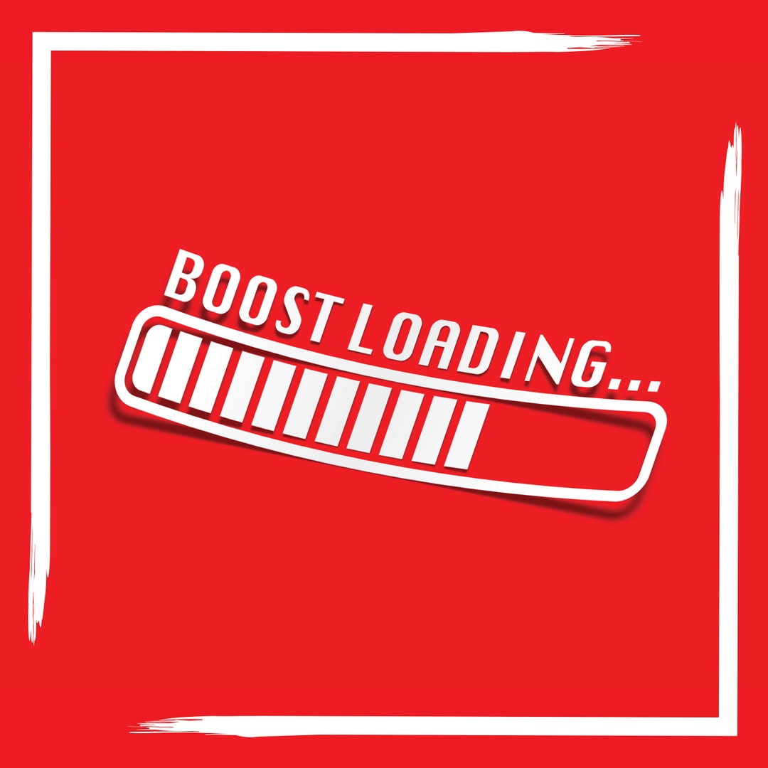 Boost Loading // Car Decal - Etsy