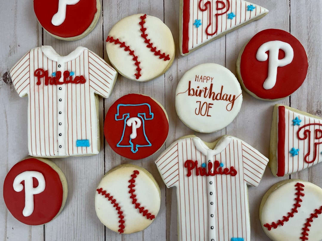 MLB & Baseball Cookies - Personalized for Your Team! - Etsy