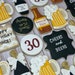 Cheers to 30 Years Cookies - Etsy