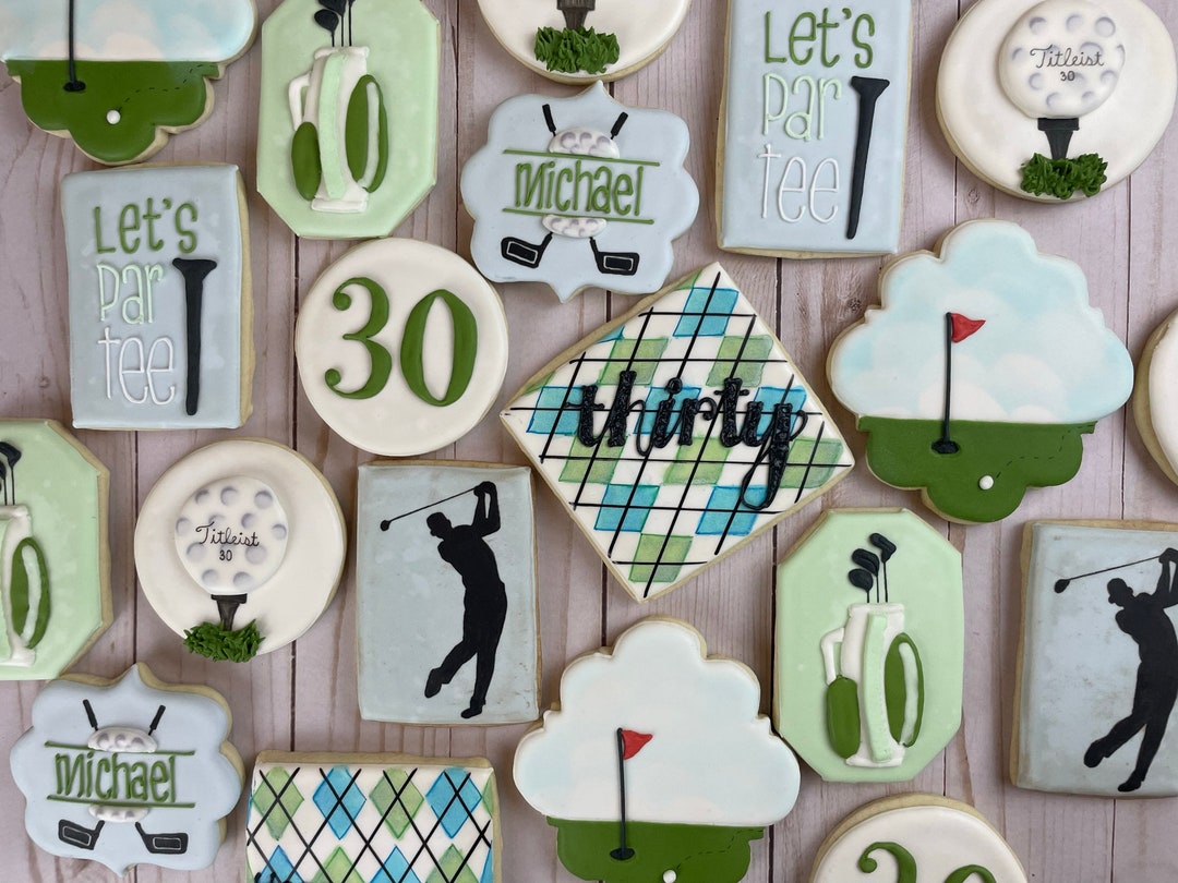 Golf Cookies - Etsy