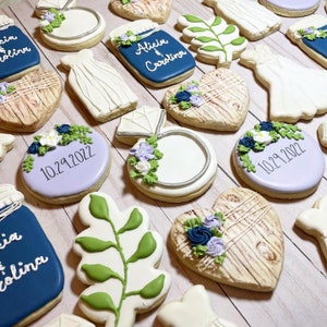 Rustic Bridal Shower Cookies - Etsy