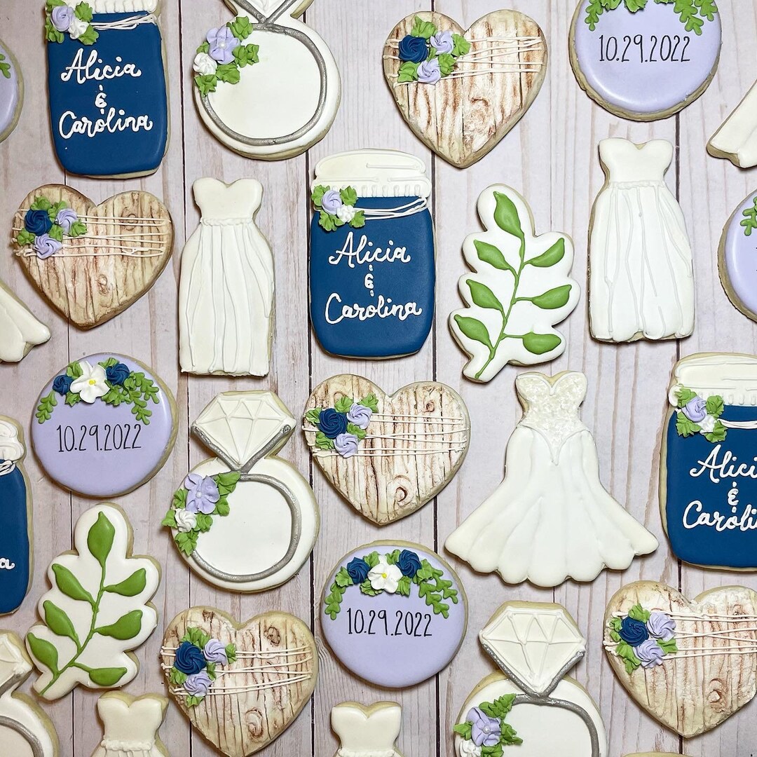 Rustic Bridal Shower Cookies - Etsy