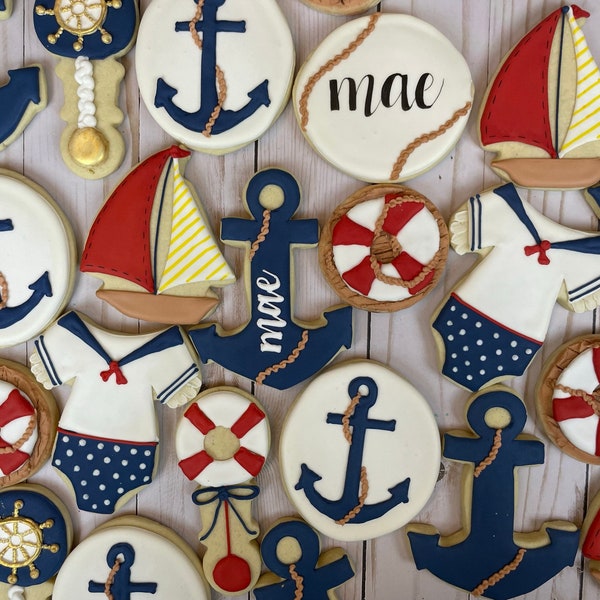 Nautical Cookies - Etsy