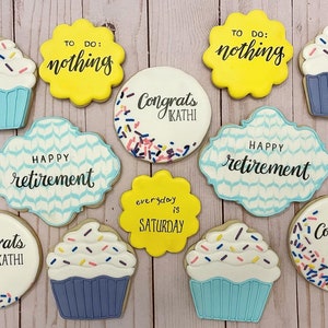 Retirement Cookies - Etsy