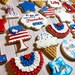Patriotic Birthday Cookies - Etsy