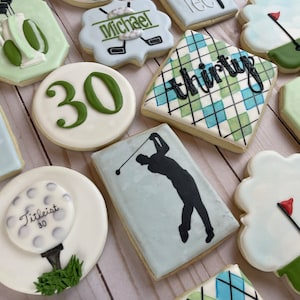 Golf Cookies - Etsy