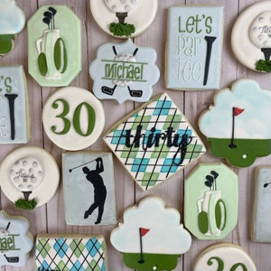 Golf Cookies - Etsy