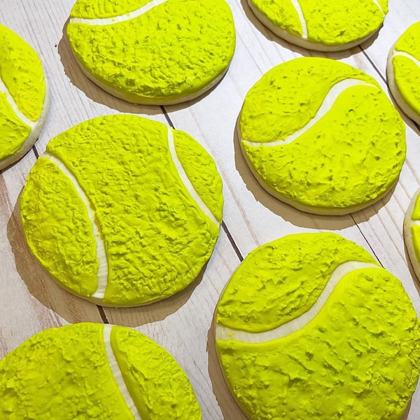 Tennis Cookies - Etsy