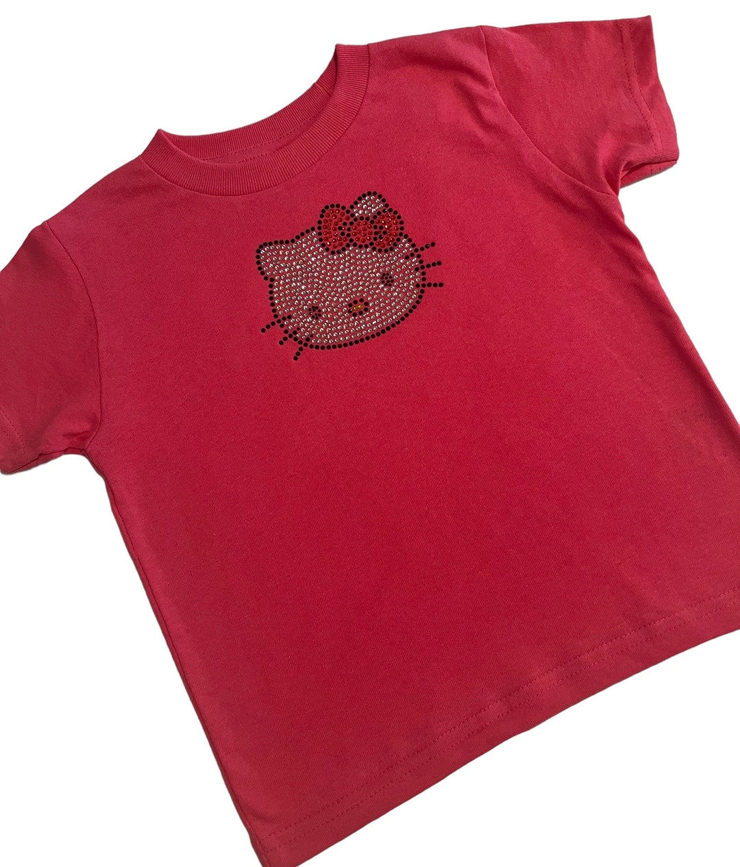 Kid's Hello Kitty Rhinestone T-shirt, Hello Kitty Toddler's Tee, Hello ...