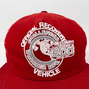 Vintage Indy 500 Hat 80s Racing NASCAR Corduroy Trucker Cap 1987 ...