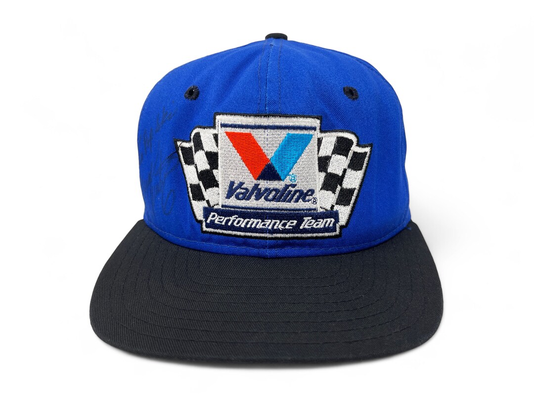 Vintage Mark Martin Hat 90s NASCAR Valvoline Racing Snapback Cap ...