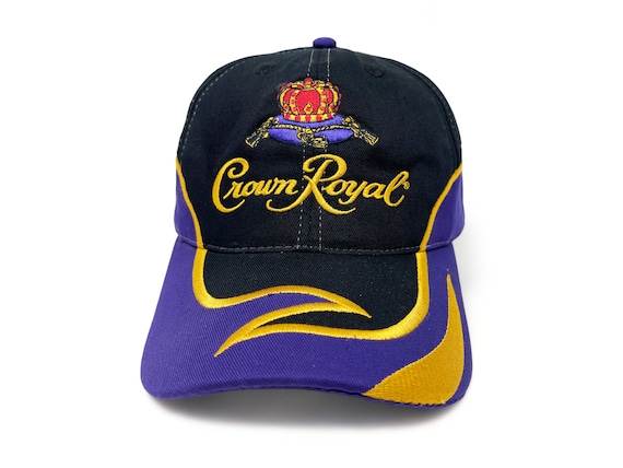 Vintage Crown Royal Hat 90s NASCAR Championship Racin… - Gem