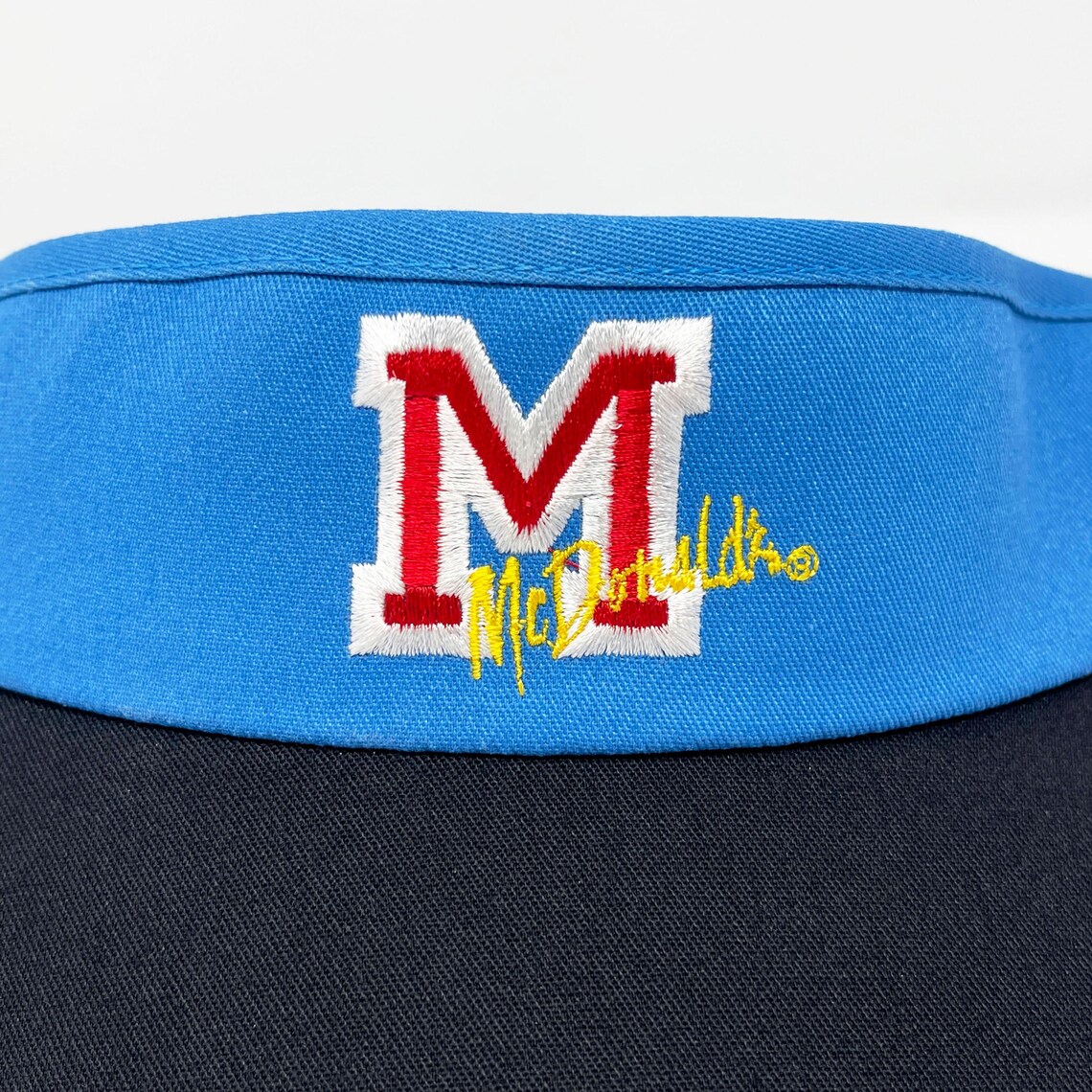 Vintage Mcdonalds Visor • 90s Employee Uniform Fast Food Strapback Cap ...