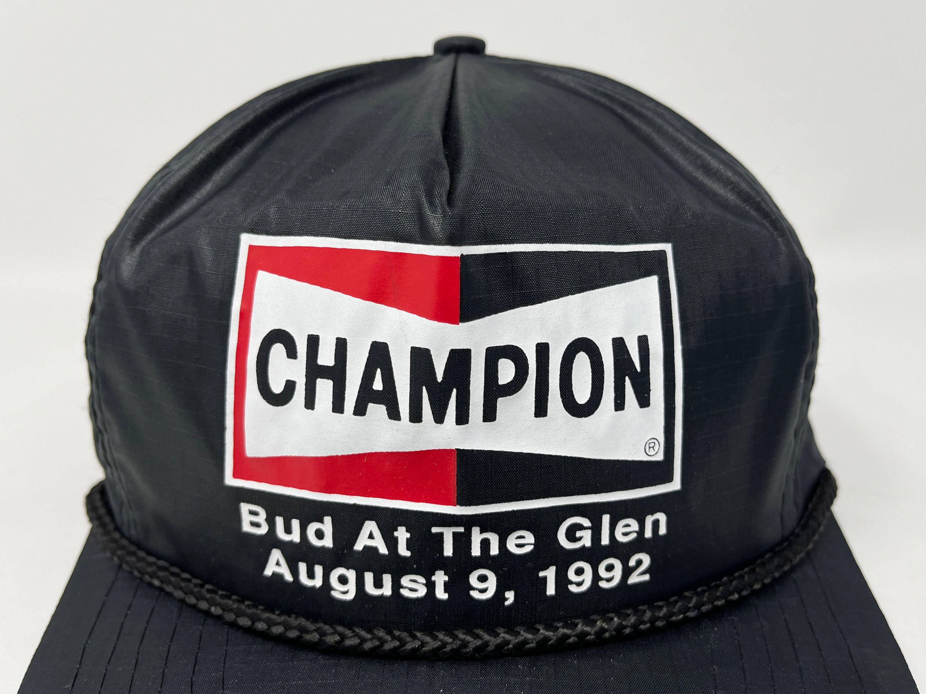 Vintage Bud at the Glen Hat 90s Racing 1992 Champion Spark Plugs ...