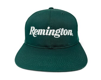 Vintage Remington Hat 90s Corduroy Snapback Cap Geese Hunting Rifle H02 ...