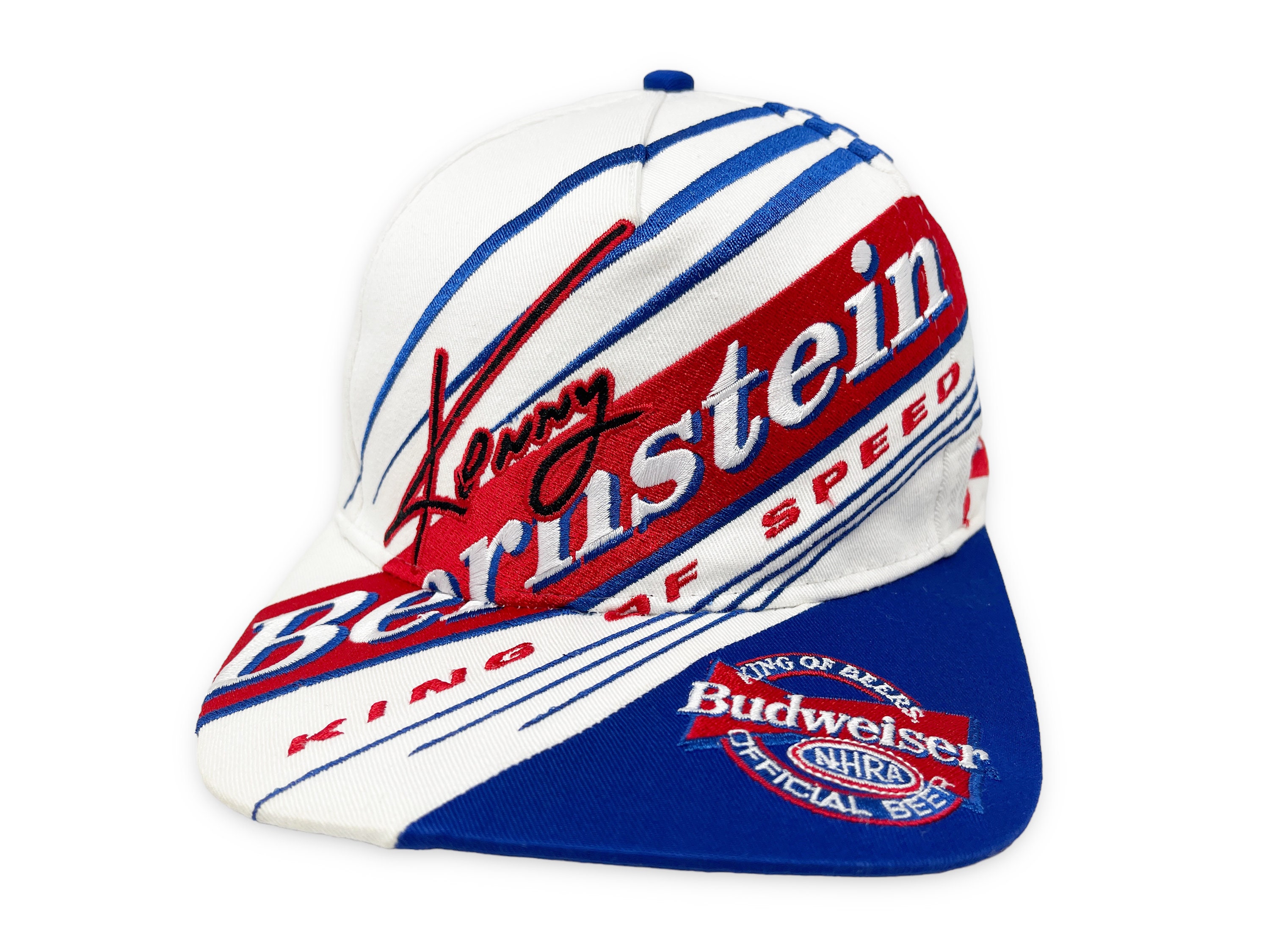 Vintage Kenny Bernstein Hat 90s NHRA Drag Racing Budweiser - Etsy