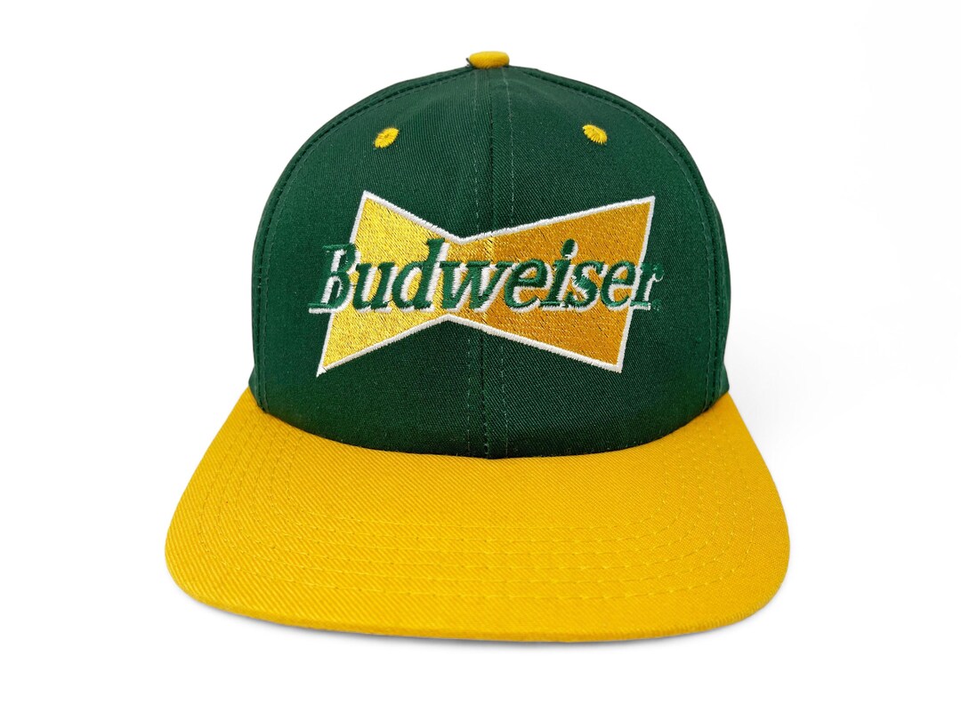 Vintage Budweiser Hat 90s Snapback Cap Bud King of Beers Bowtie H22 - Etsy