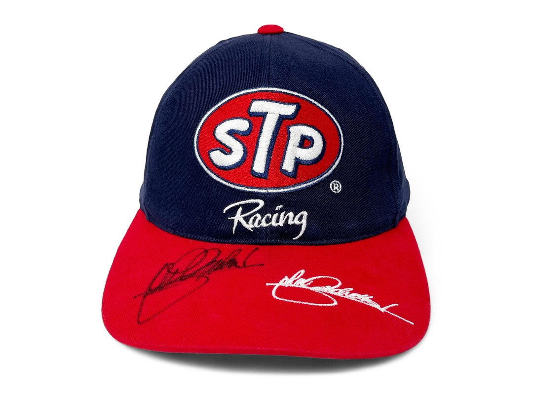Vintage STP Racing Hat 90s 00s NASCAR Strapback Cap John Andretti ...