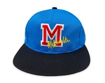 Vintage Mcdonalds Hat 90s Mickey Dees Employee Uniform Fast Food ...