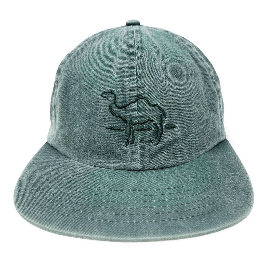 Vintage Camel Hat • 90s Cigarettes Green Strapback Cap • Low Profile ...
