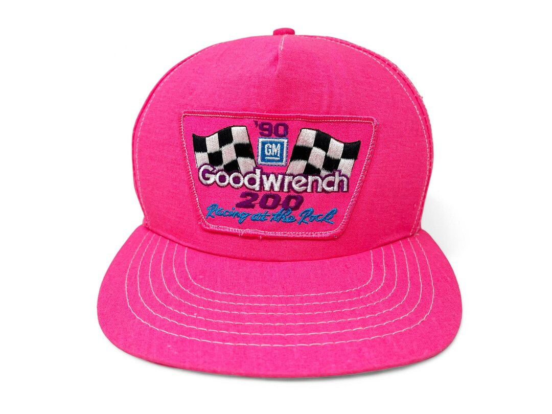 Vintage Goodwrench 200 Racing Hat 90s NASCAR Snapback Cap Pink H04 - Etsy