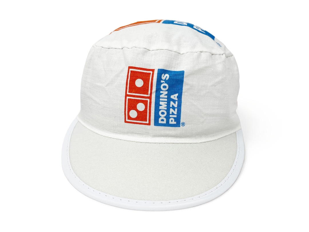 Vintage Dominos Pizza Hat 80s Painters Cap Uniform H01 - Etsy