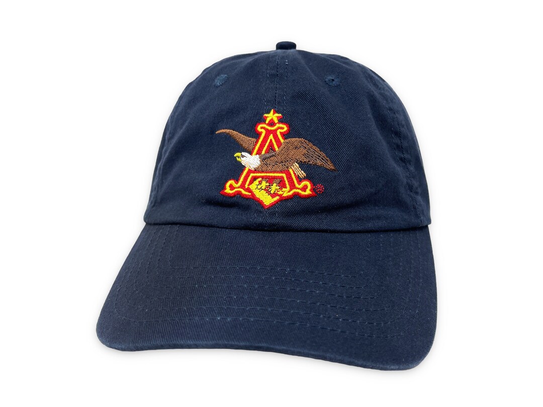 Vintage Anheuser-busch Hat 90s Budweiser Strapback Cap Beer Fort ...