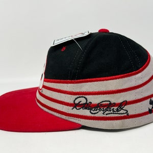 Vintage Dale Earnhardt Hat 90s NASCAR Racing Snapback Cap NOS STAINED ...